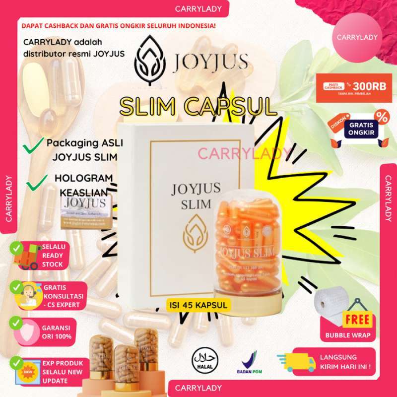 Promo Joyjus Slim Kapsul Original Joy Jus Capsul Pelangsing Tubuh Alami ...