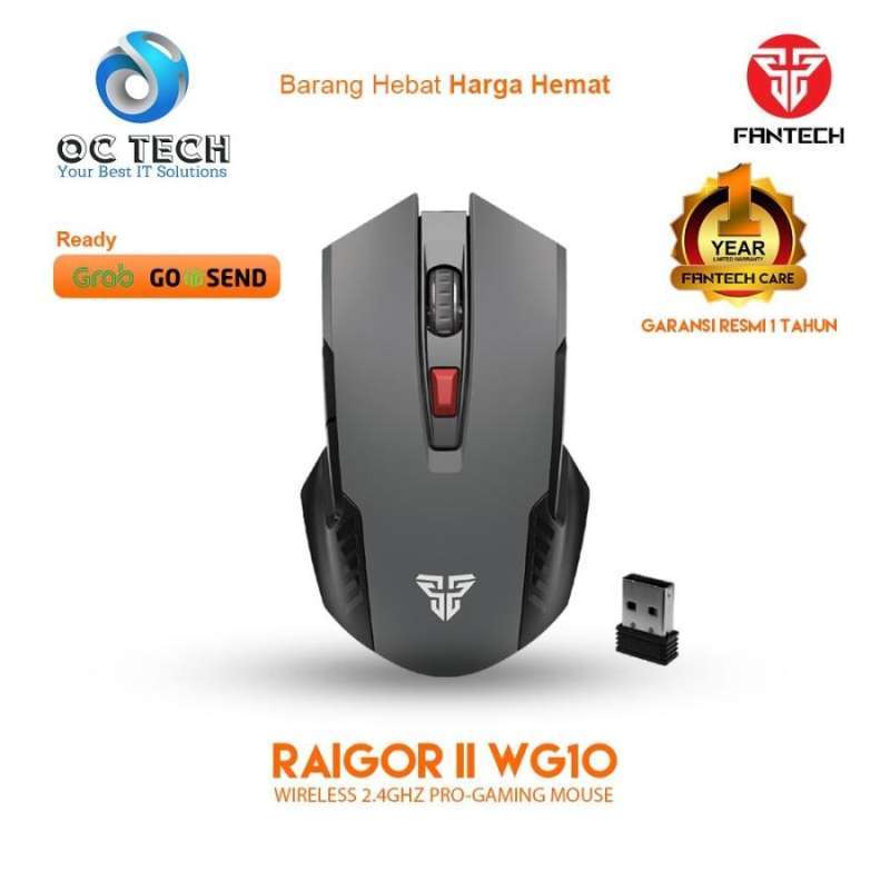 Jual Fantech WG10 RAIGOR II Wireless Mouse Gaming di Seller OC Tech ...