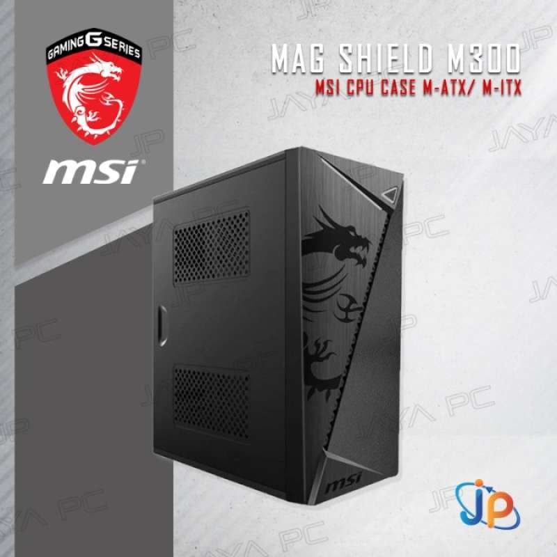 Jual MSI Gaming CPU Case MAG Shield M300 - Case M-ATX/ M-ITX di Seller ...
