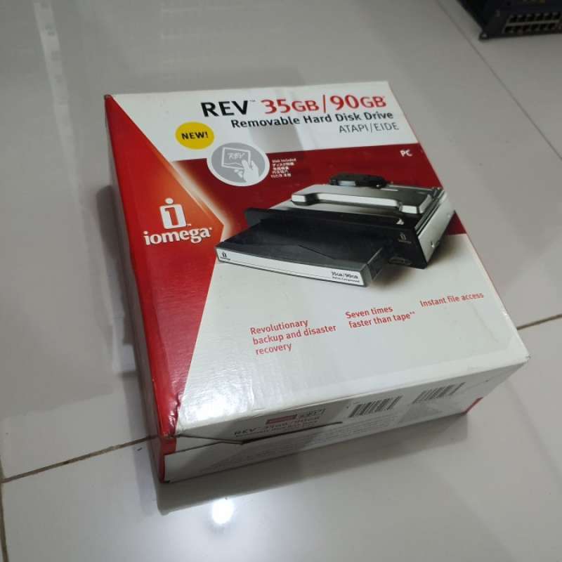 Jual Iomega 35GB/90GB REV ATAPI IDE Internal Backup Drive fullset di ...