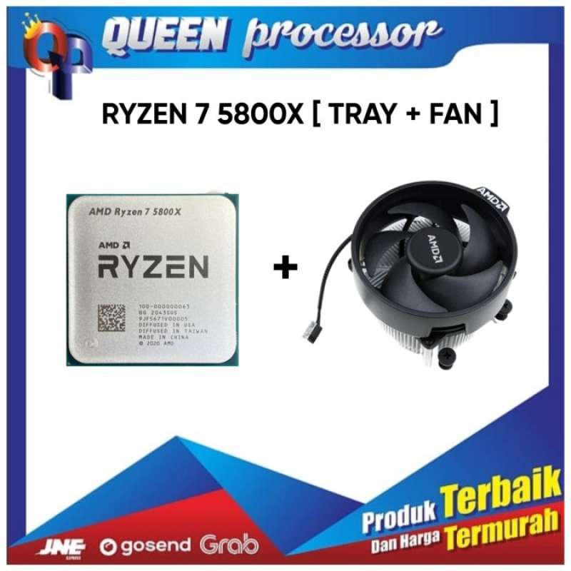 Jual PROCESSOR AMD RYZEN 7 5800X 4.7GHz ( TRAY + FAN ) - Random di Seller Cullen darrel ...