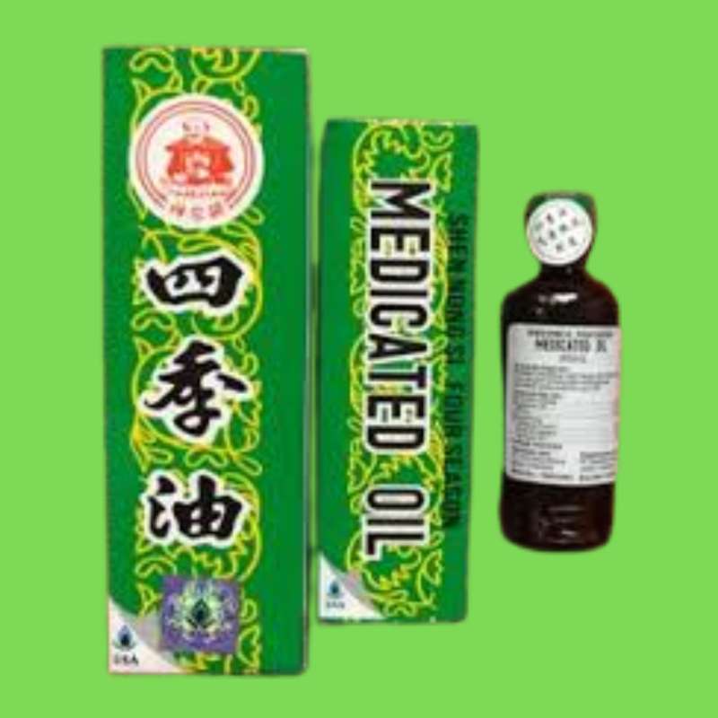 Promo Medicated Oil Shen Nong Si Four Season Botol 20 mlMinyak Hitam ...