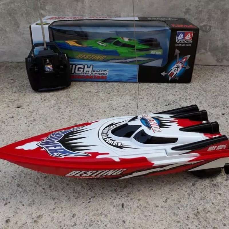 Promo Mainan remote control perahu kapal boat - rc perahu mainan anak ...