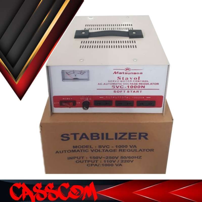 Jual Stabilizer Matsunaga 1000watt 1000 Watt 1000w Stavol Svc 1000 di Seller Cullen darrel ...