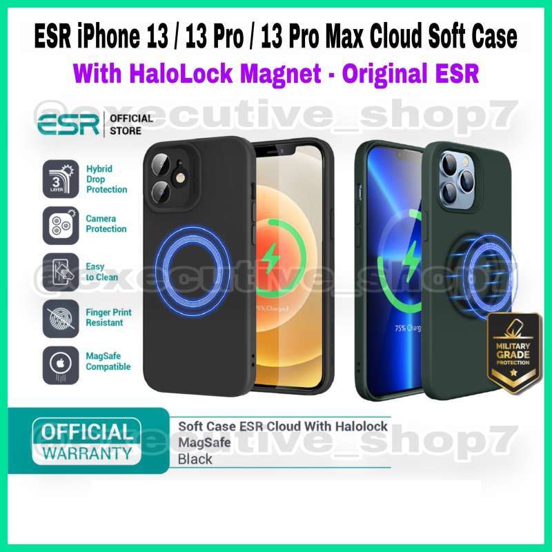 Jual Esr iPhone 13 / 13 Pro / 13 Pro Max Cloud Soft Case With Halolock ...