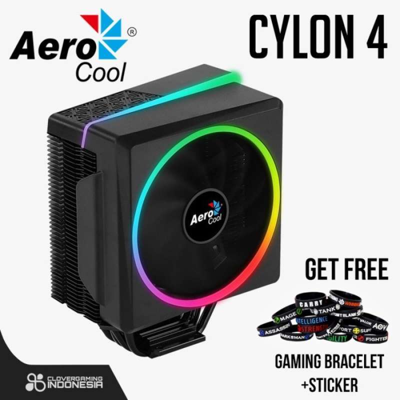 Jual AeroCool Cylon 4 RGB CPU Air Cooler Aero Cool di Seller Cullen ...