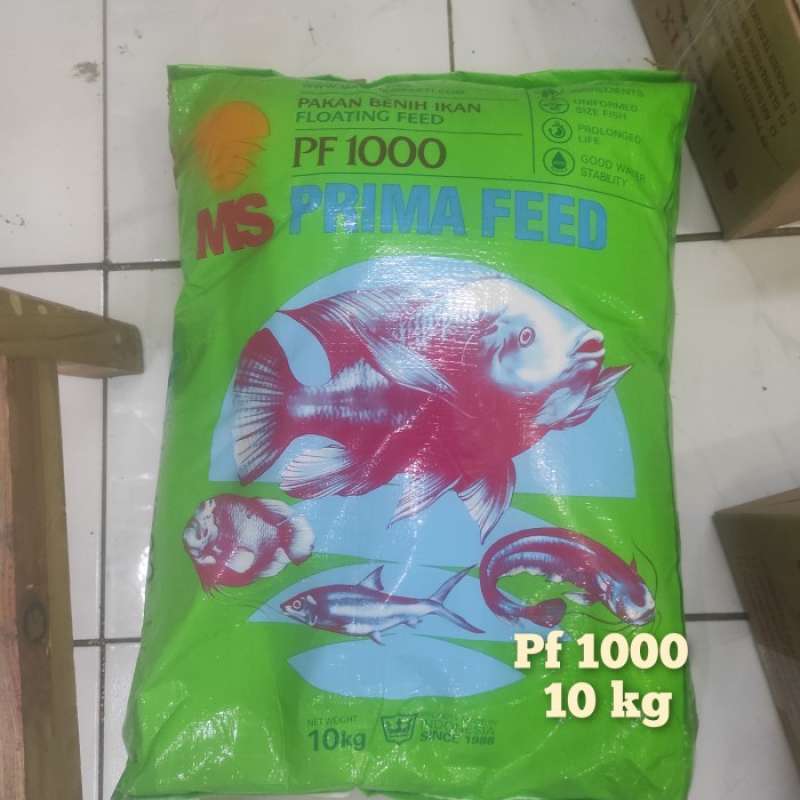Promo Pakan Benih Ikan Pelet Apung Ms Pf1000 Pf 1000 10 Kg Kemasan ...