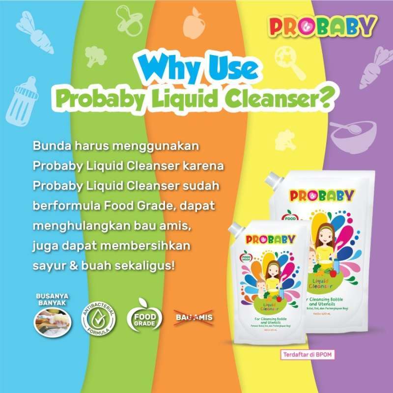 Jual Probaby Liquid Cleanser 450ml Di Seller Bebe Love Gading Serpong ...