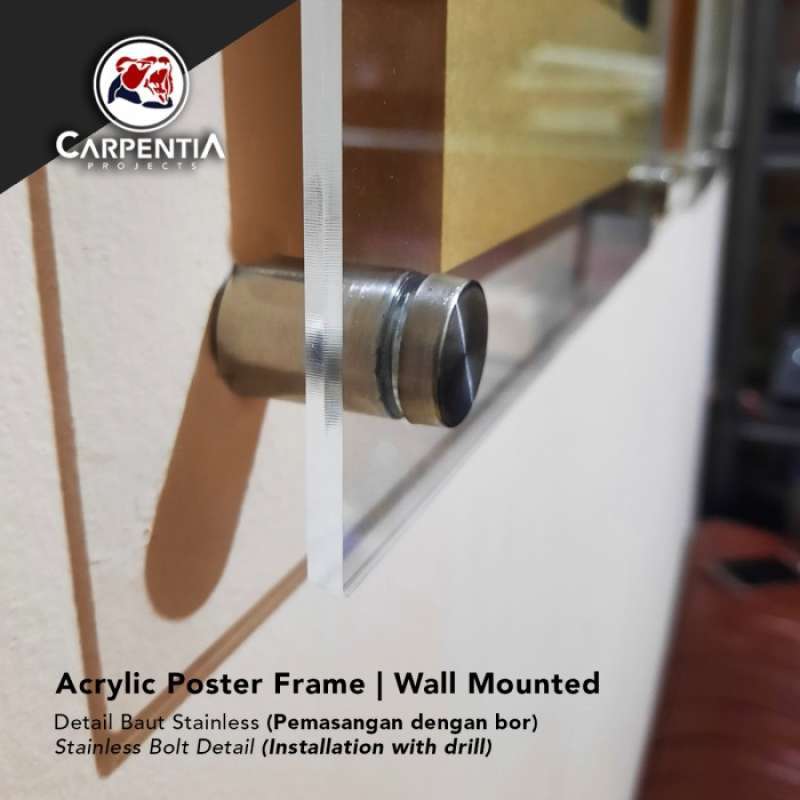 Jual Acrylic Wall Frame [2 Mm] / Bingkai Akrilik Poster Dinding - A3 ...