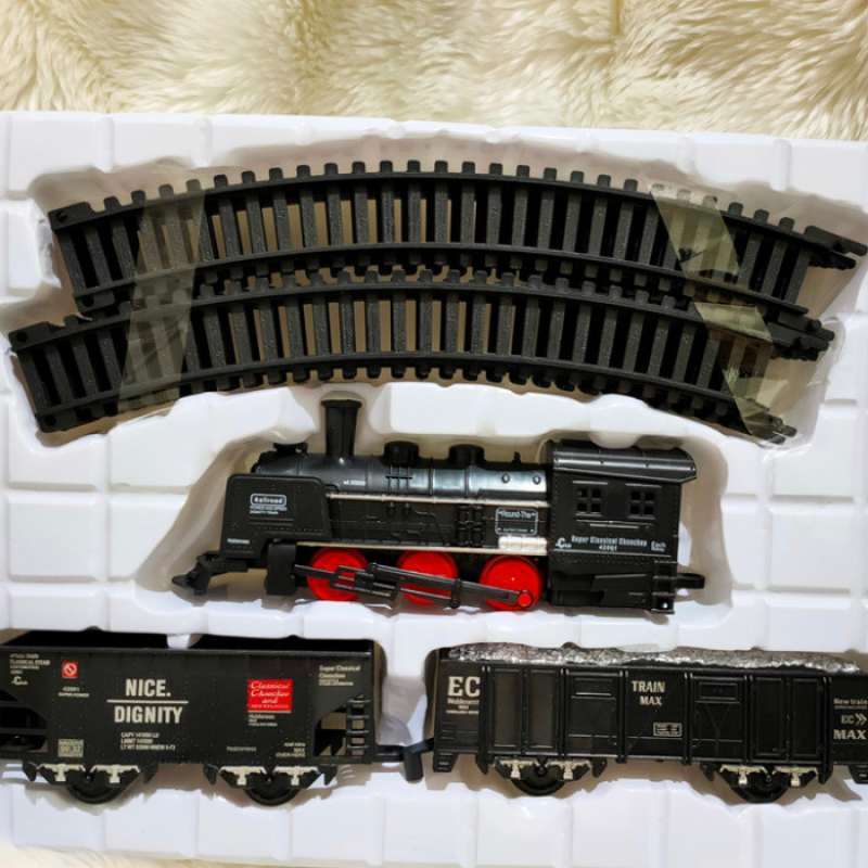 Jual MAINAN KERETA API TRAIN SET GERBONG LOKOMOTIF KLASIK CLASSIC ...