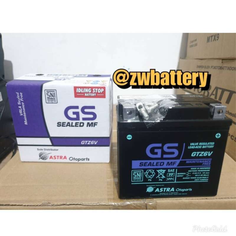 Jual Aki Motor Honda Cb150r, Cbr 150, Vario 125 Gtz6v Gs Astra Mf Di Seller Ejaz Store ...
