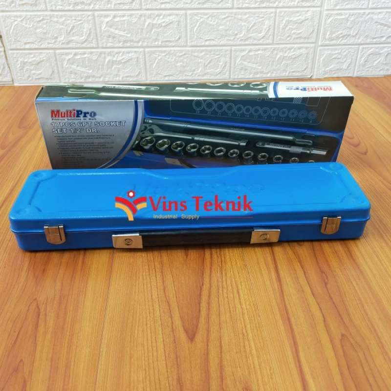 Promo Socket Set 17Pcs Multipro Kunci Sok Kunci Socket Set Diskon 16% ...