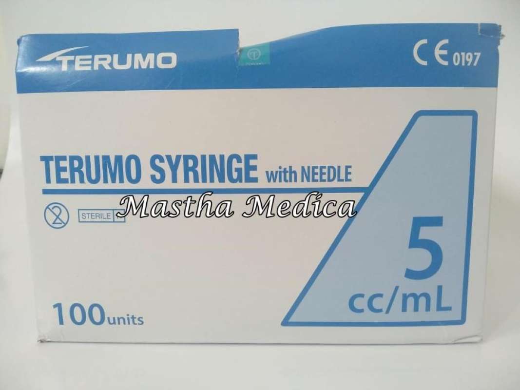 Jual Disposable Syringe With Needle Terumo 5cc Dengan Jarum 5 Ml Box Di Seller Mastha Medica ...