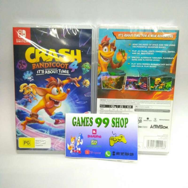 Jual Nintendo Switch Crash Bandicoot 4 It'S About Time di Seller GAMES 99 SHOP - Ancol-2, Kota ...