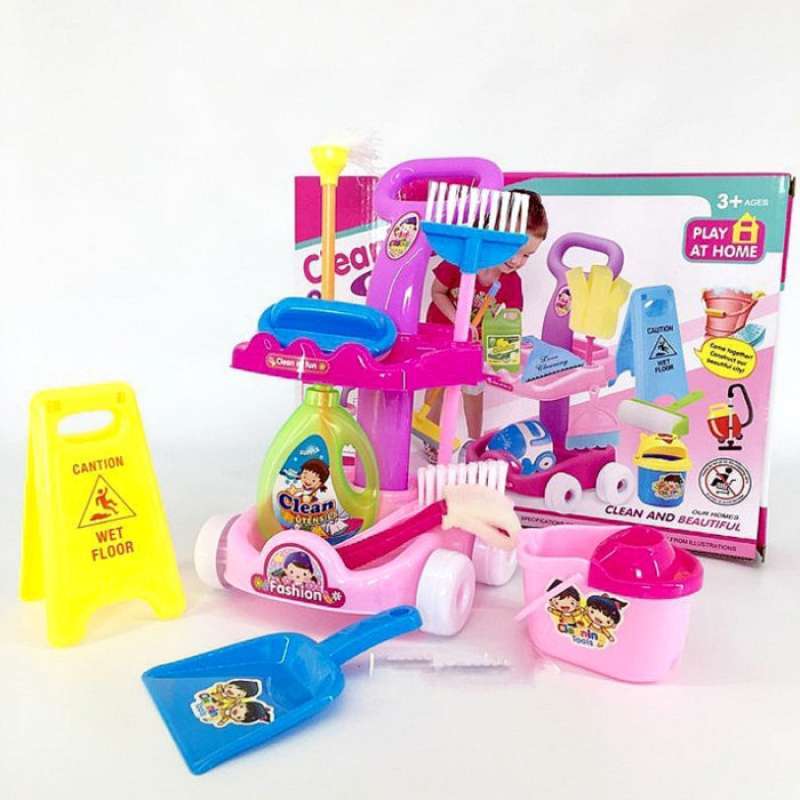 Jual MAINAN CLEANING SET MINI ALAT KEBERSIHAN ANAK PEREMPUAN BERSIH ...