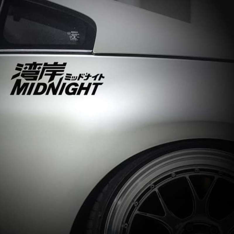 Jual Sticker Mobil Stiker Midnight Tulisan Jepang Japan JDM di Seller ...