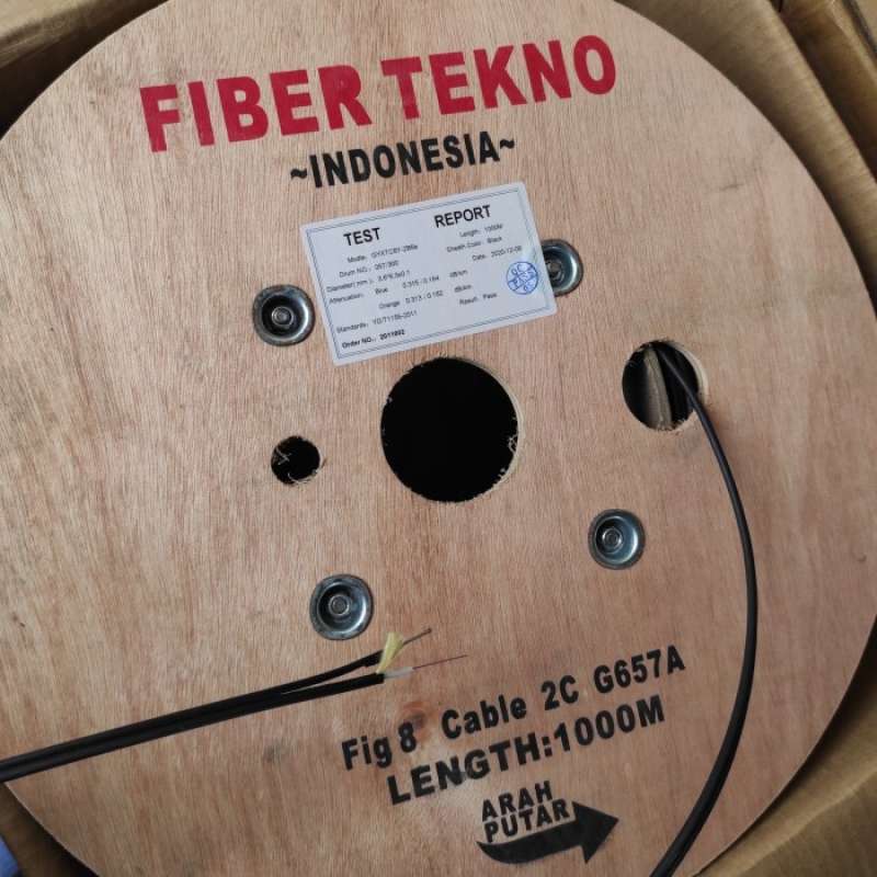 Jual DROPCORE DROPWIRE OUTDOOR 2 CORE FIG 8 BULAT 1000M di Seller ...