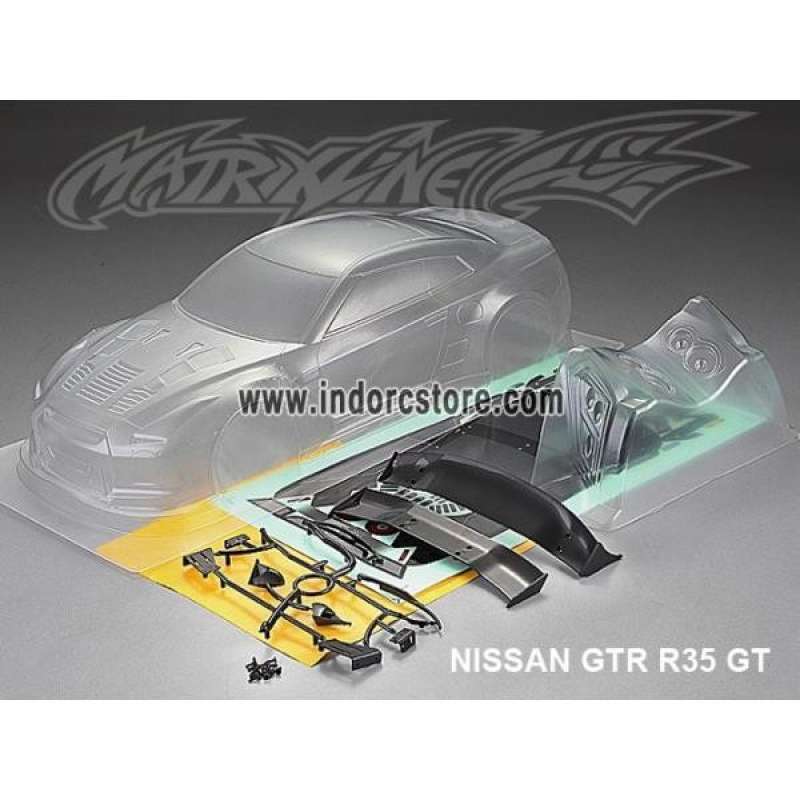 Promo MATRIXLINE PC201403 NISSAN GTR R35 GT PC BODY SHELL di Seller ...