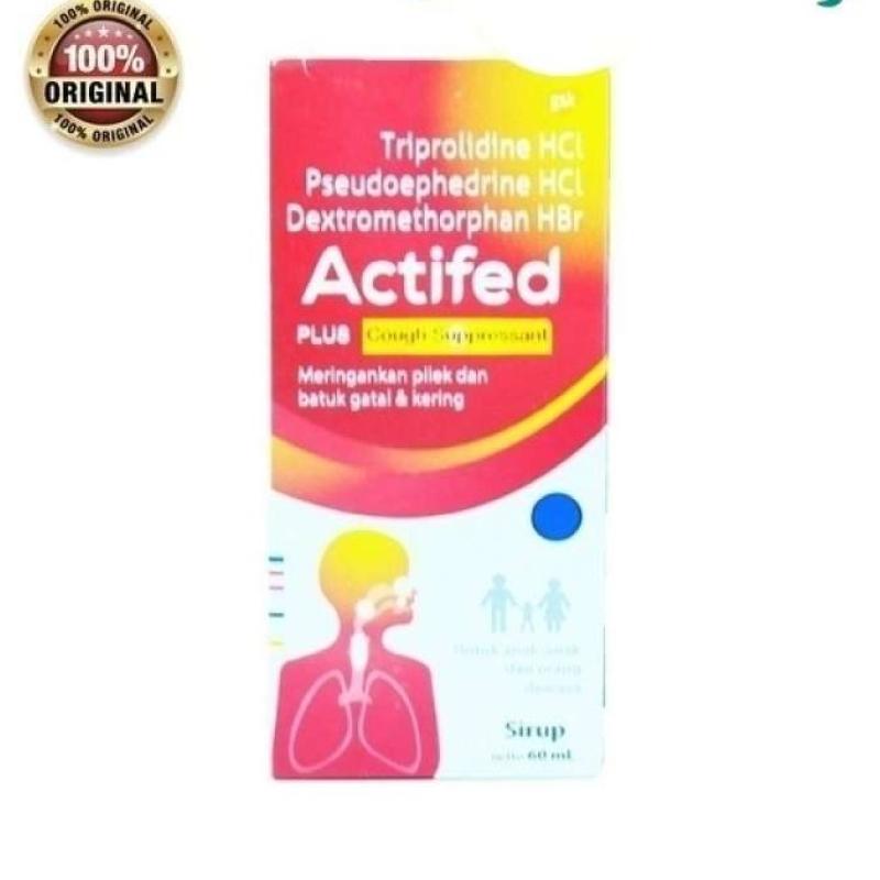 Promo Actifed Merah Syrup 60 Ml Diskon 17% di Seller PALANG MERAH STORE ...