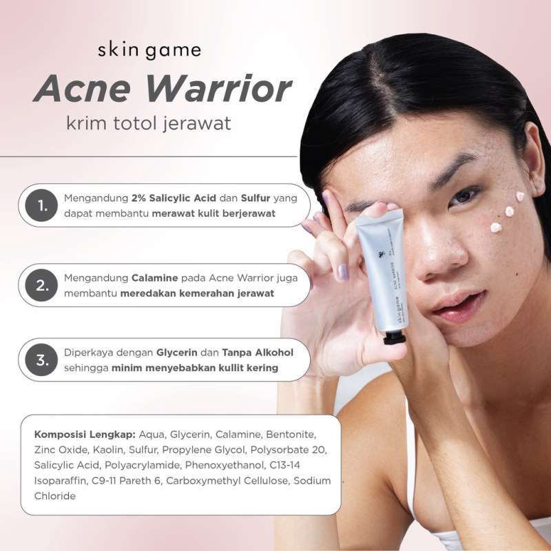 Jual SKIN GAME ACNE WARRIOR 30 GR di Seller VitaminDiskon - Pluit, Kota ...