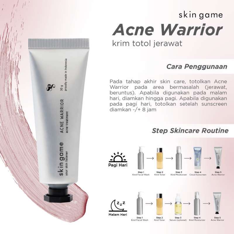 Jual SKIN GAME ACNE WARRIOR 30 GR di Seller VitaminDiskon - Pluit, Kota ...