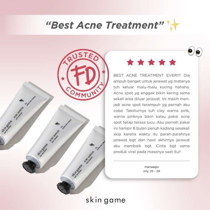 Jual SKIN GAME ACNE WARRIOR 30 GR di Seller VitaminDiskon - Pluit, Kota ...