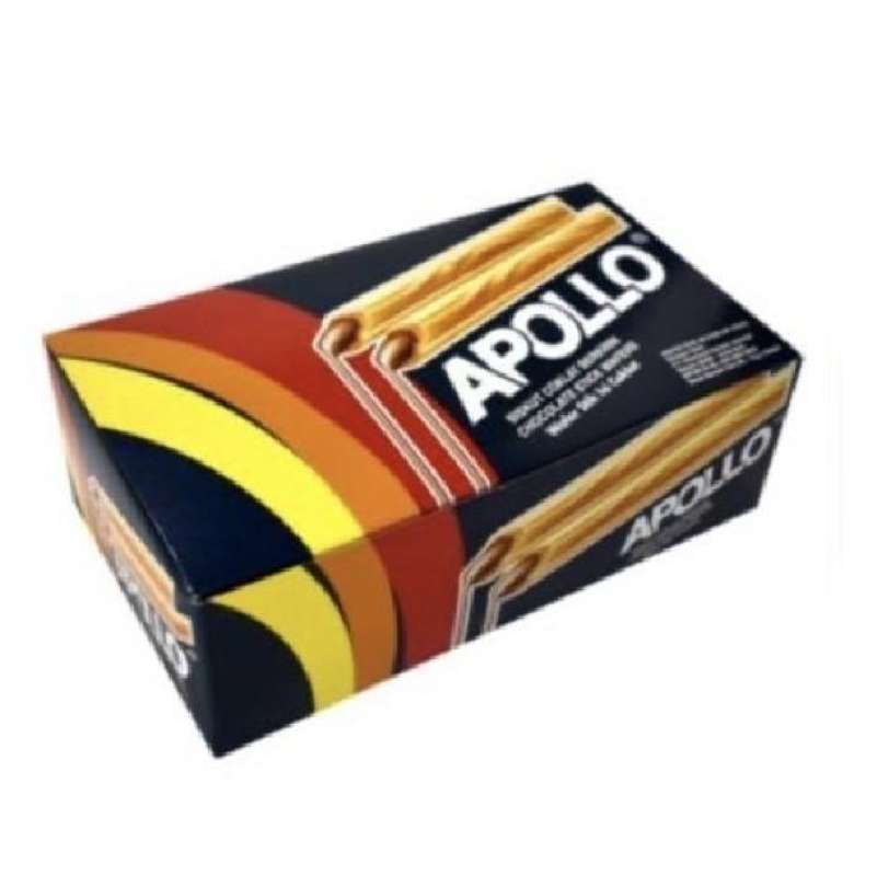 Jual Apollo Wafer Cokelat/pandan/strawberry/checker/bubble/roka Peanut ...