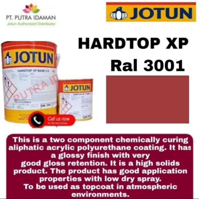Promo Jotun Cat Hardtop Xp Ral 3001 5 Liter Diskon 15% Di Seller ...