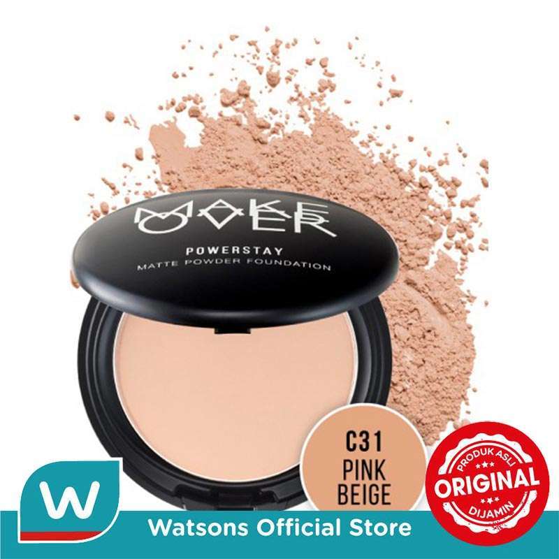 Jual Make Over Powerstay Matte Powder Foundation C31 Pink Beige di ...