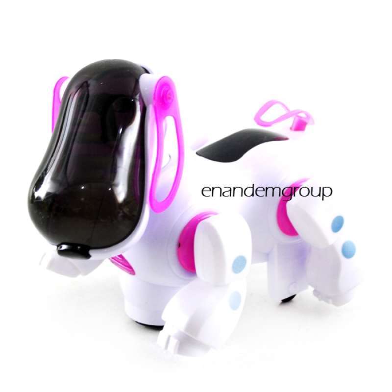 Promo Mainan Anak Hewan Perliharaan Robot Anjing Dancing Dog Bersuara ...