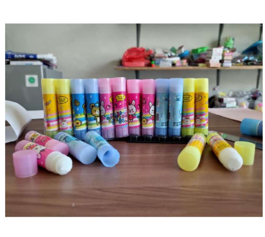 Jual KOREAN DELI LEM STIK LEM KERTAS STICK UP ANEKA WARNA MOTIF LUCU 8 ...