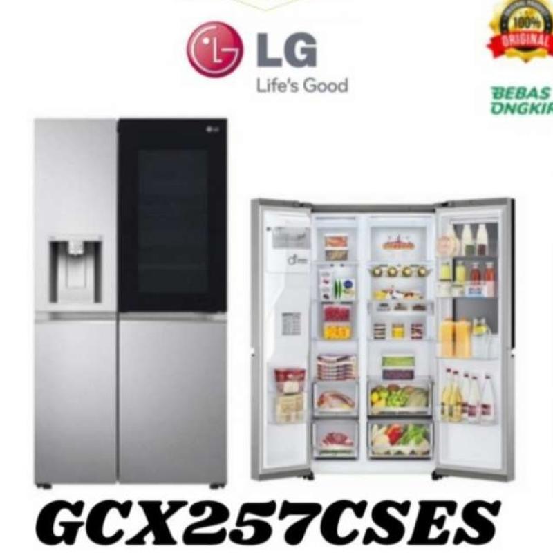 Jual KULKAS LG GCX257CSES KULKAS SIDE BY SIDE INSTAVIEW GC-X257CSES GCX257 GC-X257 257CSES ...