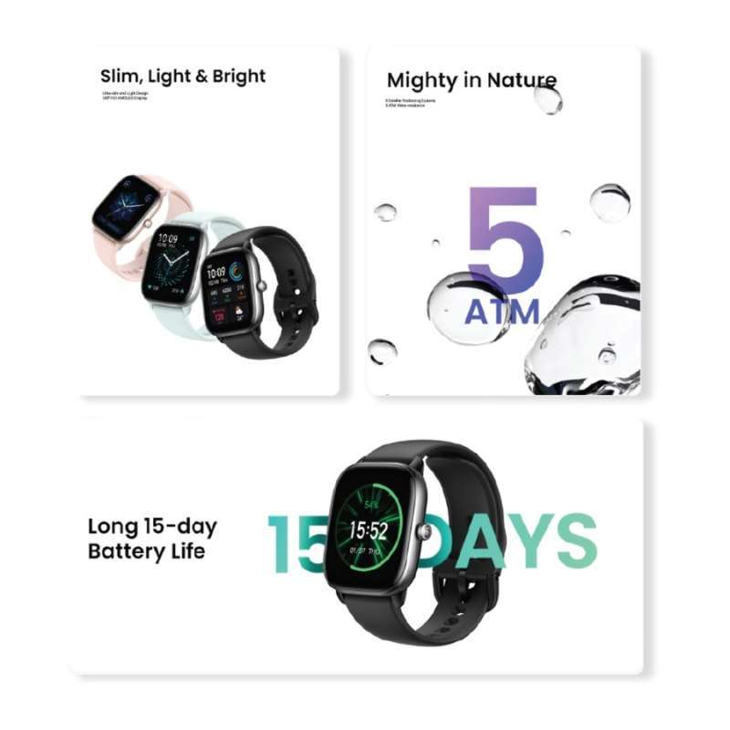 Jual Amazfit Gts 4 Mini Smartwatch Amoled Gps Spo2 Sport Smart Watch 1. ...