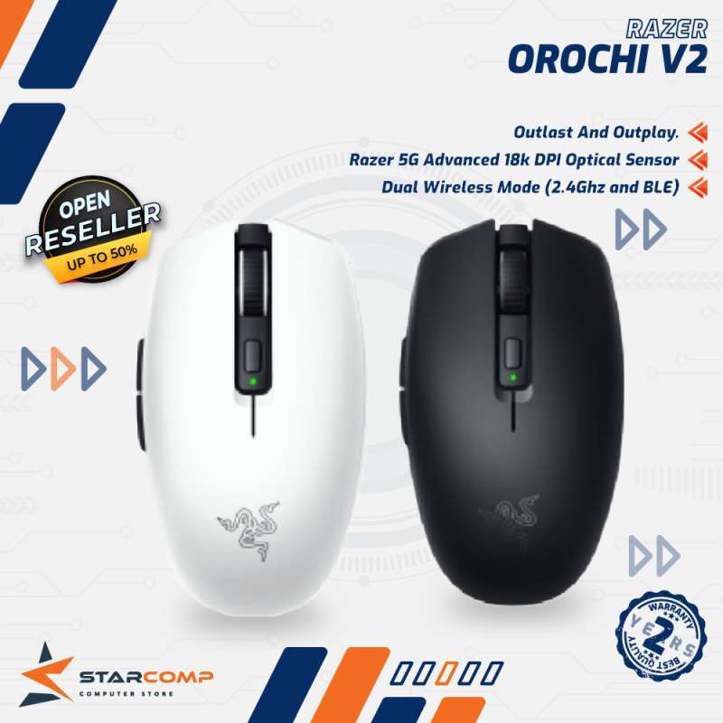 Jual Razer Orochi V2 Mobile Wireless Gaming Mouse - Putih di Seller ...