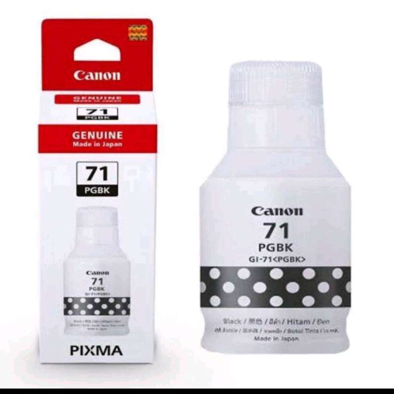 Jual TINTA CANON GI 71 BLACK FOR PRINTER CANON G1020 G2020 G3020 G3060 ...