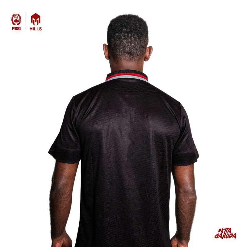 Jual Mills Timnas Indonesia Jersey Third Player Issue 1125ina Black ...
