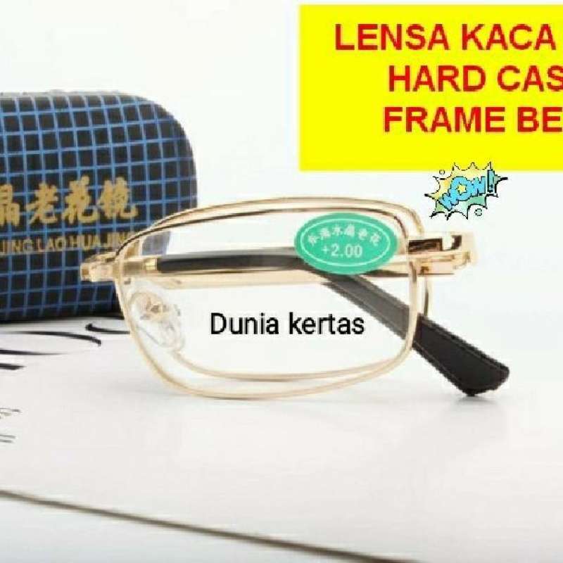 Jual Kacamata Baca Lipat Lensa Kaca Frame Besi di Seller Dunia Kertas ...