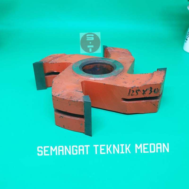 Jual 30mm MATA PISAU PROFIL SKONING SPONING SPINDLE KAYU 125mm x 30mm ...