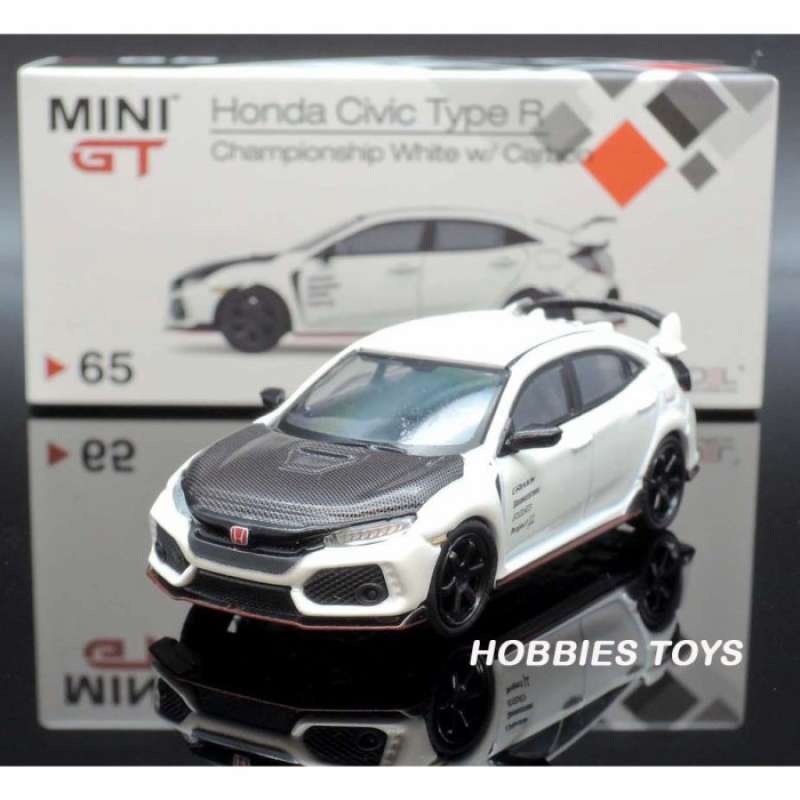 Jual Mini Gt 65 Honda Civic Type R (Fk8) Championship White W/ Carbon ...