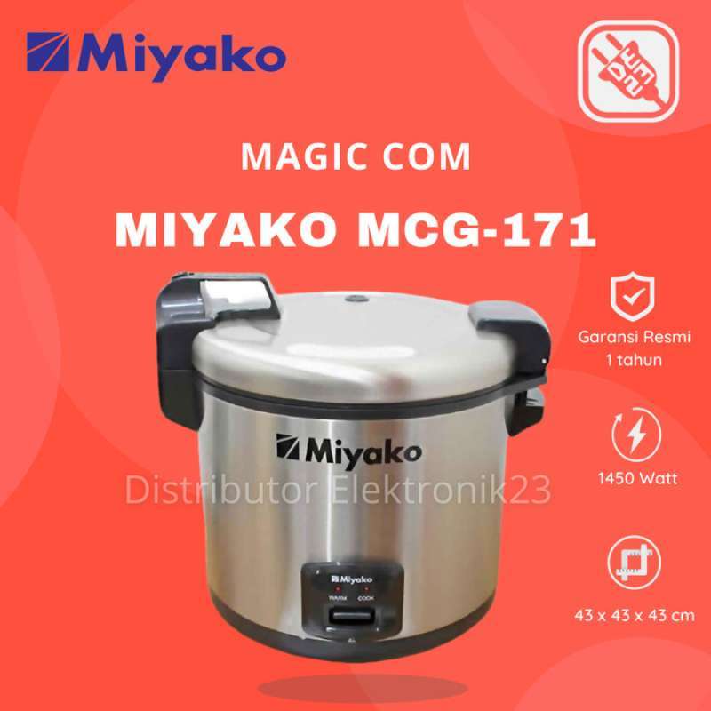 Jual Miyako Magic Com 6 Liter - Mcg-171 (Khusus Gojek) di Seller ...