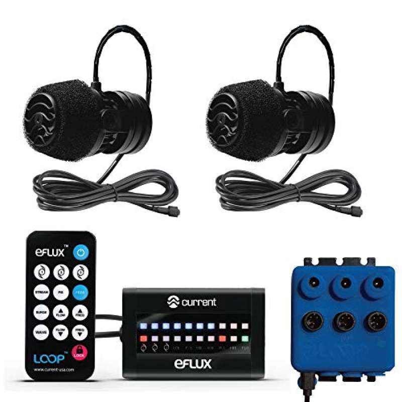 Promo CURRENT Dual eFlux Aquarium Wave Pumps, 660gph - Includes 2 Wave ...