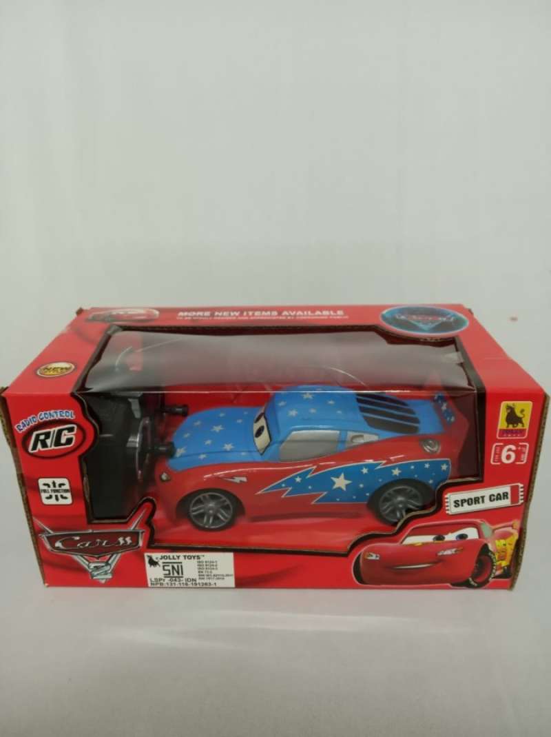 Promo mainan anak cowok mobil remote control RC Cars Lightning Mcqueen ...