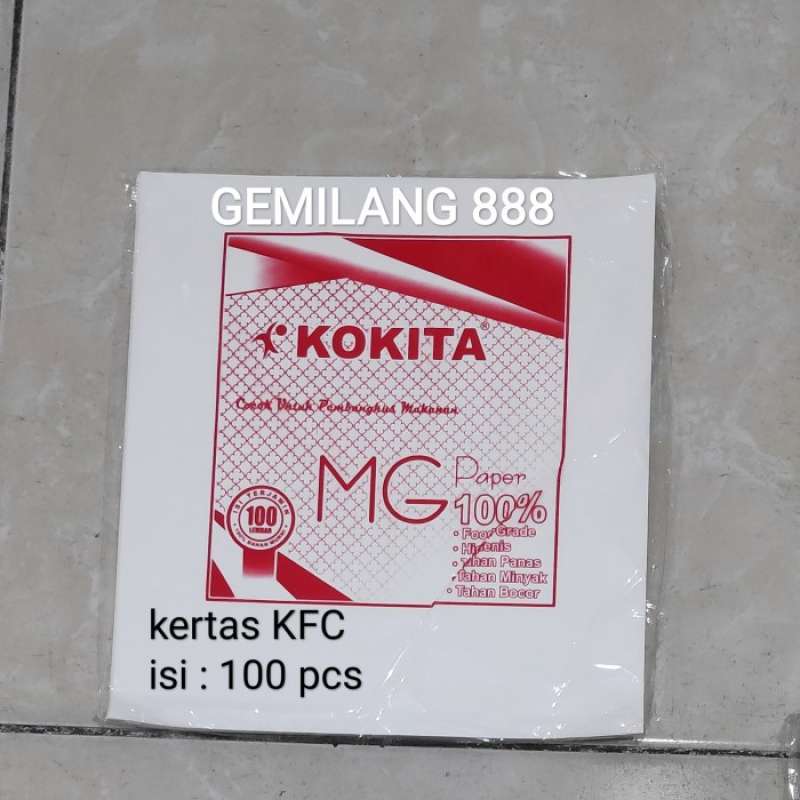 Jual Kertas Nasi Kfc (Isi 50Pack), Kertas Burger, Kertas Nasi Putih di ...