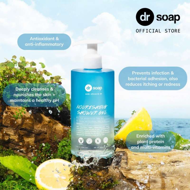 Promo Dr. Soap Nourishing Shower Gel 350ml Diskon 15% di Seller Little ...
