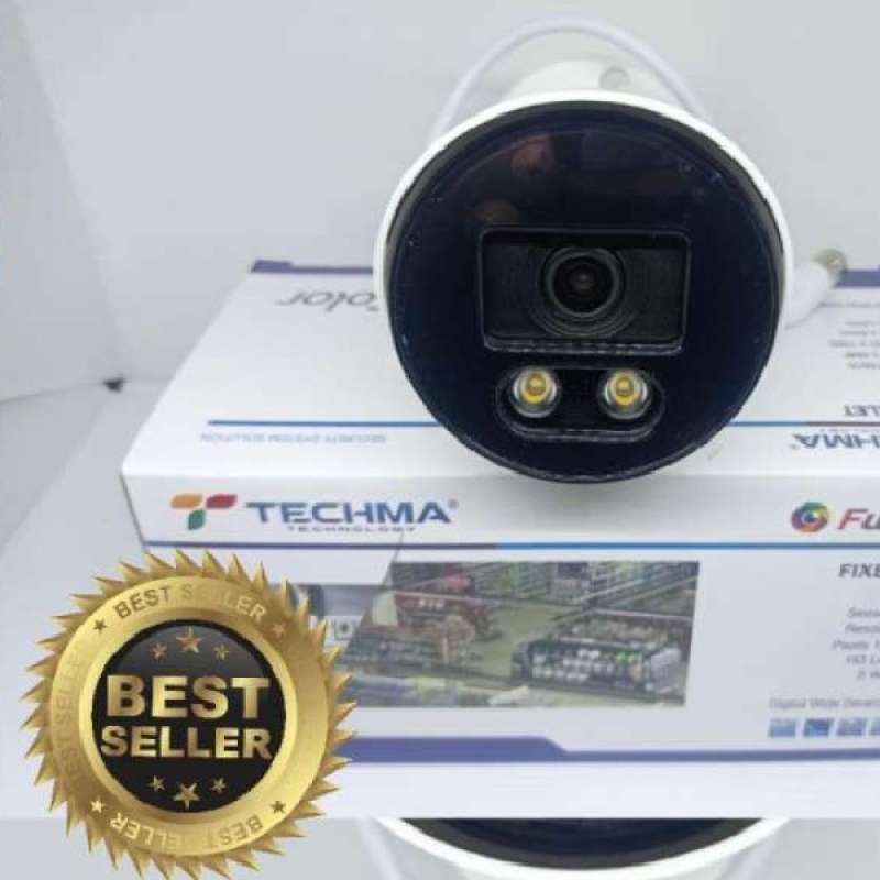 Promo Techma Kamera CCTV Outdoor Full Color TCM-A1620FC 2MP ColorVu ...