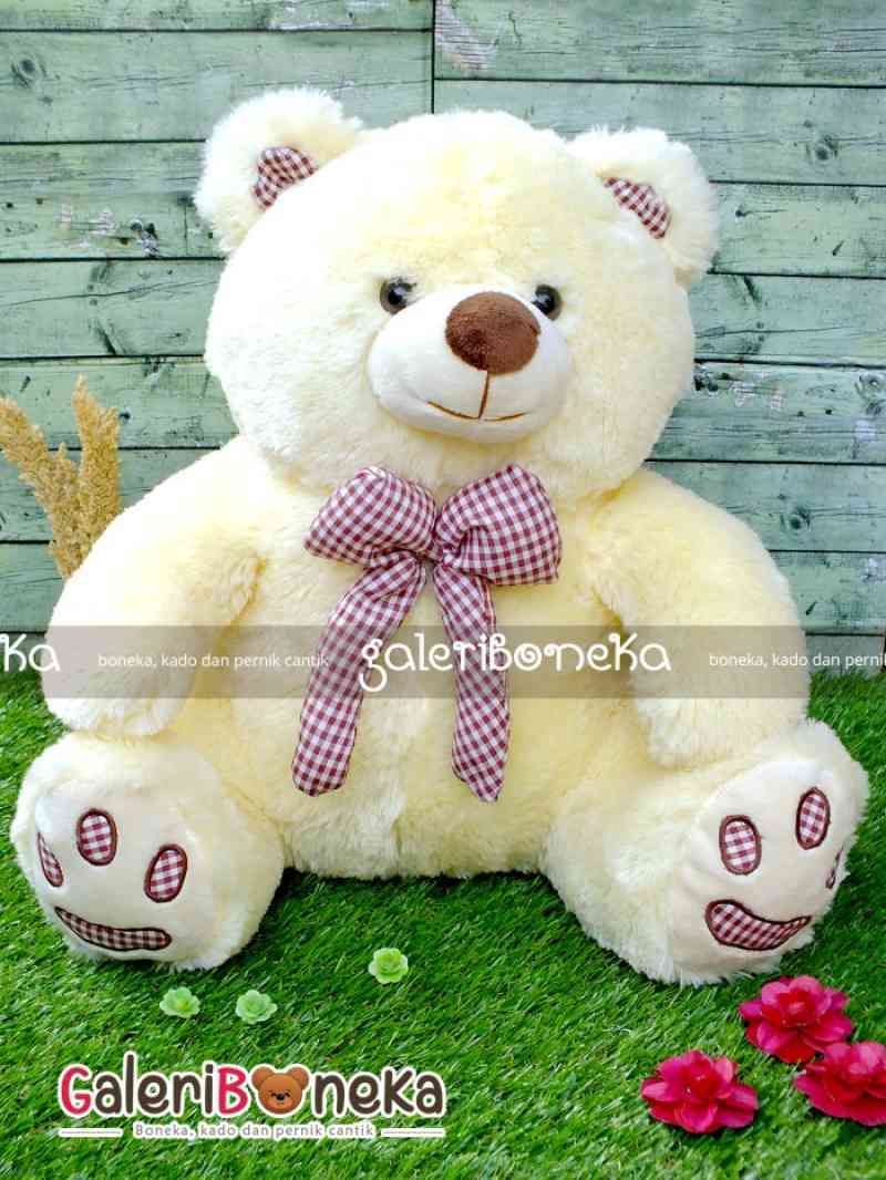 Jual Boneka Teddy Bear Pita Cream ( BT - 1101 ) di Seller Parvis ...