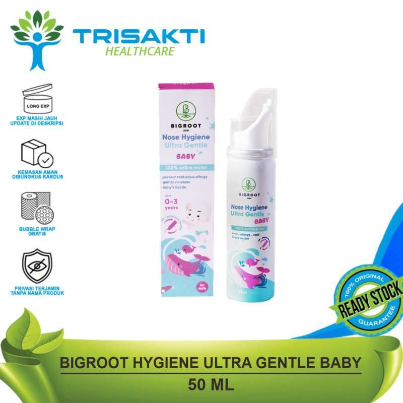 Jual Bigroot Nose Hygiene Ultra Gentle Baby 50 Ml Di Seller Trisakti ...
