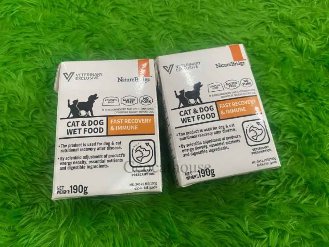 Jual Nature Bridge Vet Fast Recovery & Immune 190Gr Untuk Kucing Anjing ...
