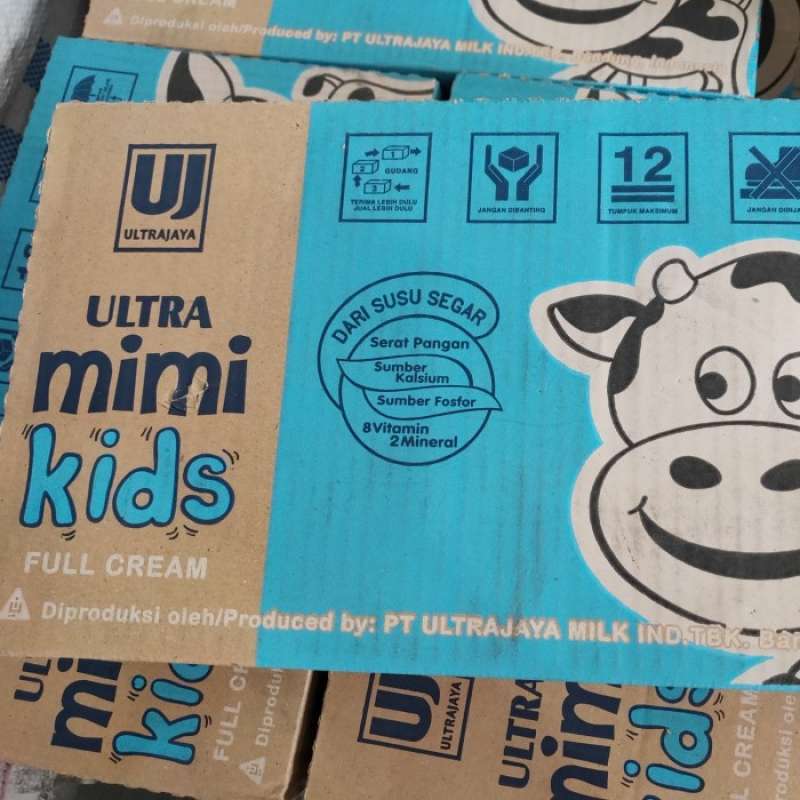 Promo Susu Ultra Mimi Full Cream 125 Ml Dus Isi 40 Diskon 12% di Seller ...