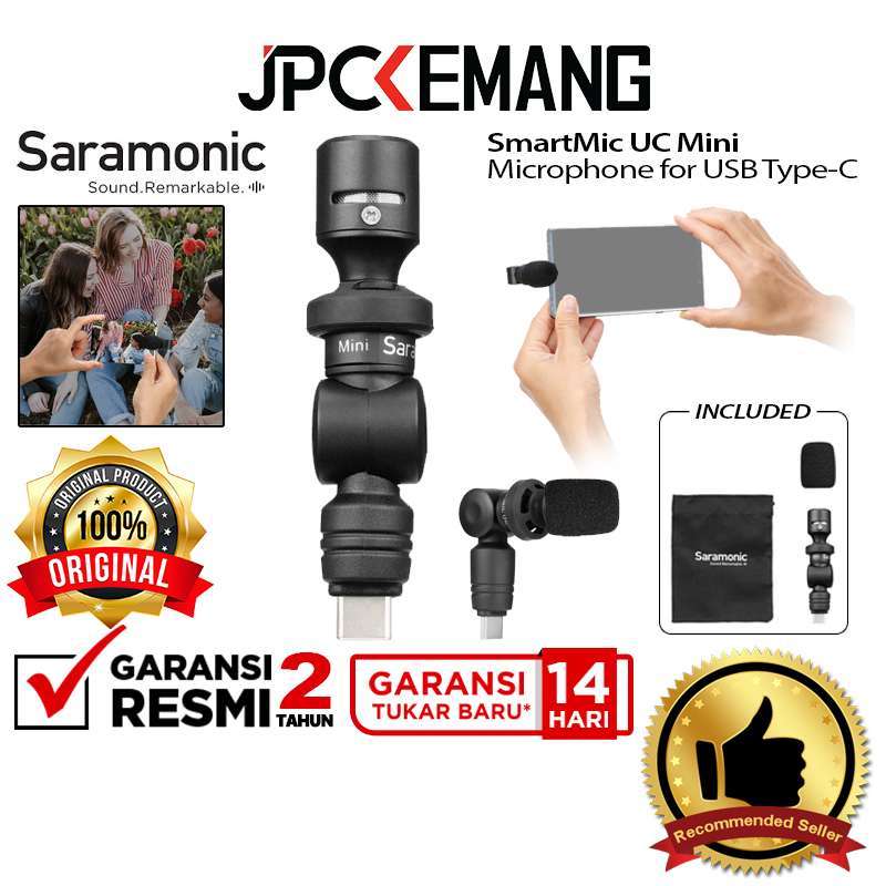 Jual JPC KEMANG Saramonic SmartMic UC Mini Microphone for USB Type-C ...